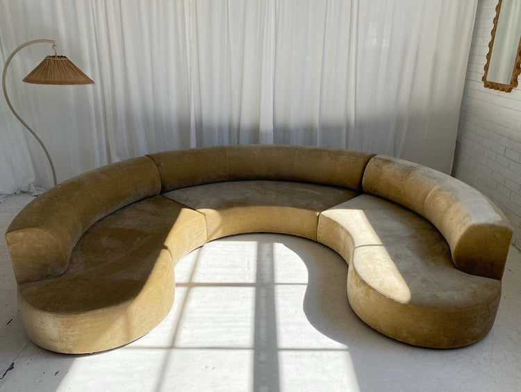Custom Large Curved Modular Sofa - Preorder – Mood Objects